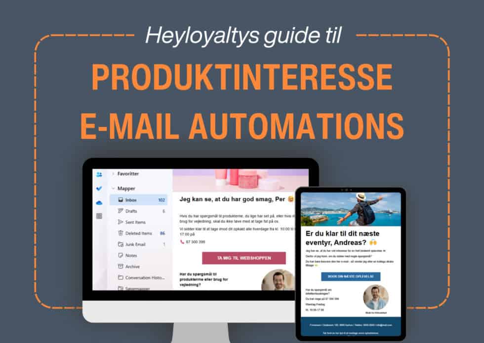 Guide til produktinteresse e-mail automations, der konverterer